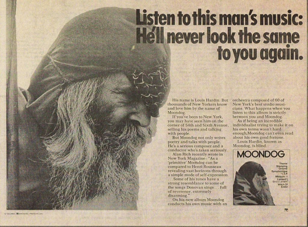 Moondog, il vichingo della 6th Avenue - Il Tascabile